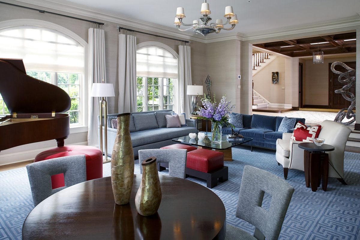 Luxurious living room design | Sandra Oster Interiors